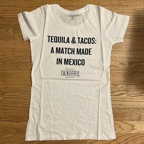 Tops | Tequila Tacos A Match Made In Mexico Ladies Fit Tee Cazadores ...